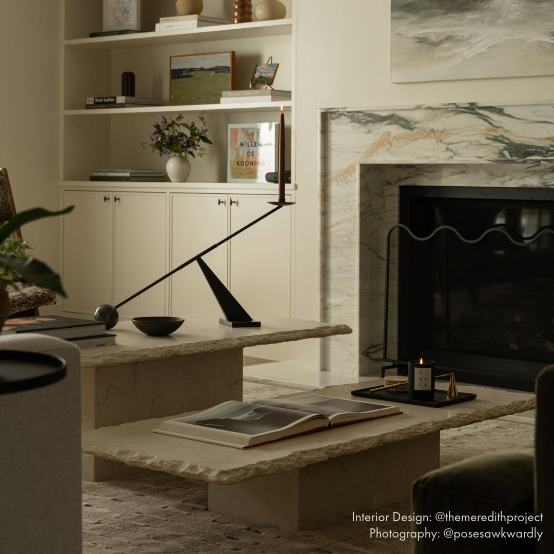 Sofita Marble Coffee Table - Low | House of Leon