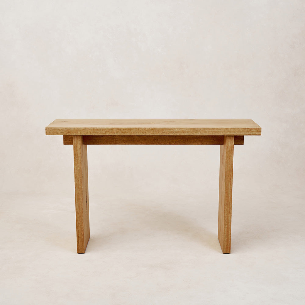 Kyoto Entry Console Table - White Oak, Solid Wood