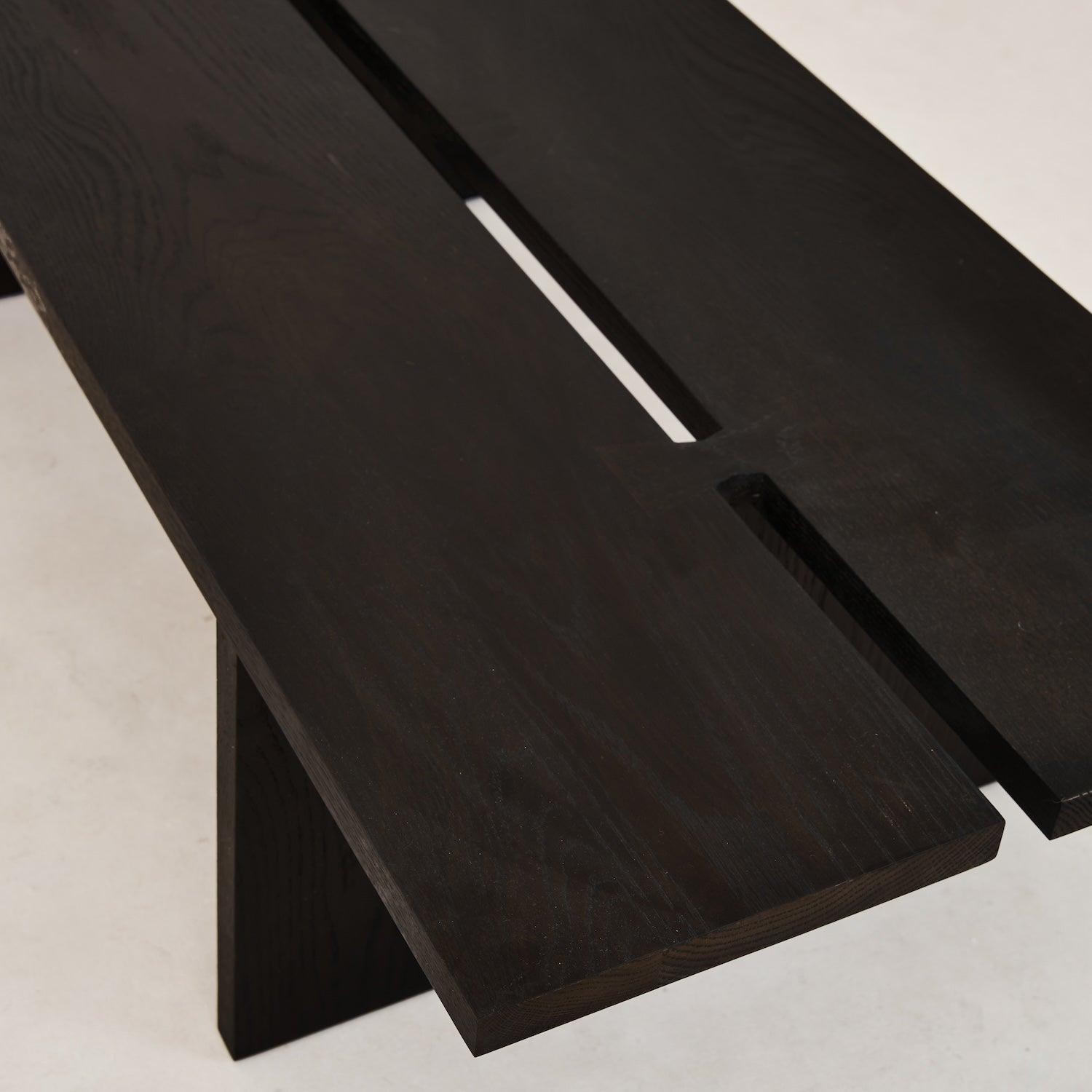 Kyoto Japandi Coffee Table in Charcoal - Minimalist Design