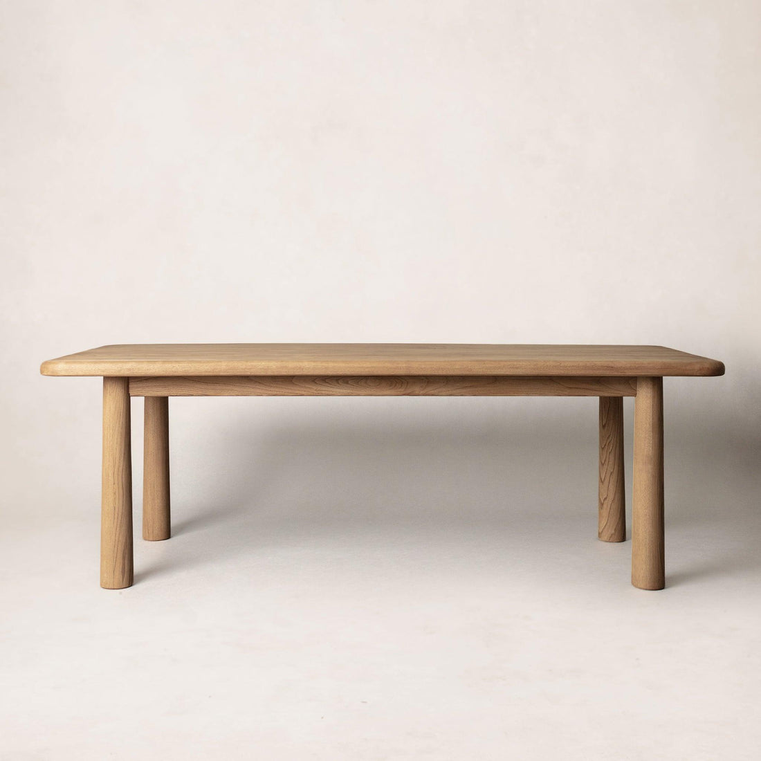 Topa Topa Table 90" - Solid Wood Oak Dining Table, White Oak